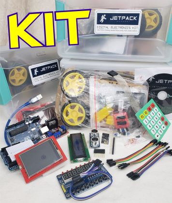 Digital Electronics Kit for module II of Robotics, learn by building ...